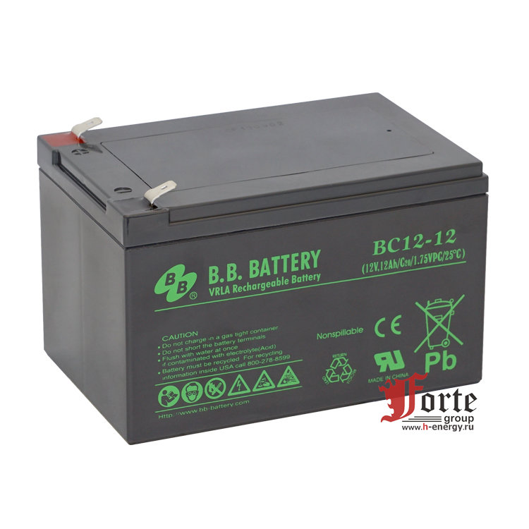 BB Battery BC12-12 аккумулятор для ибп, Розн / опт - спец цены