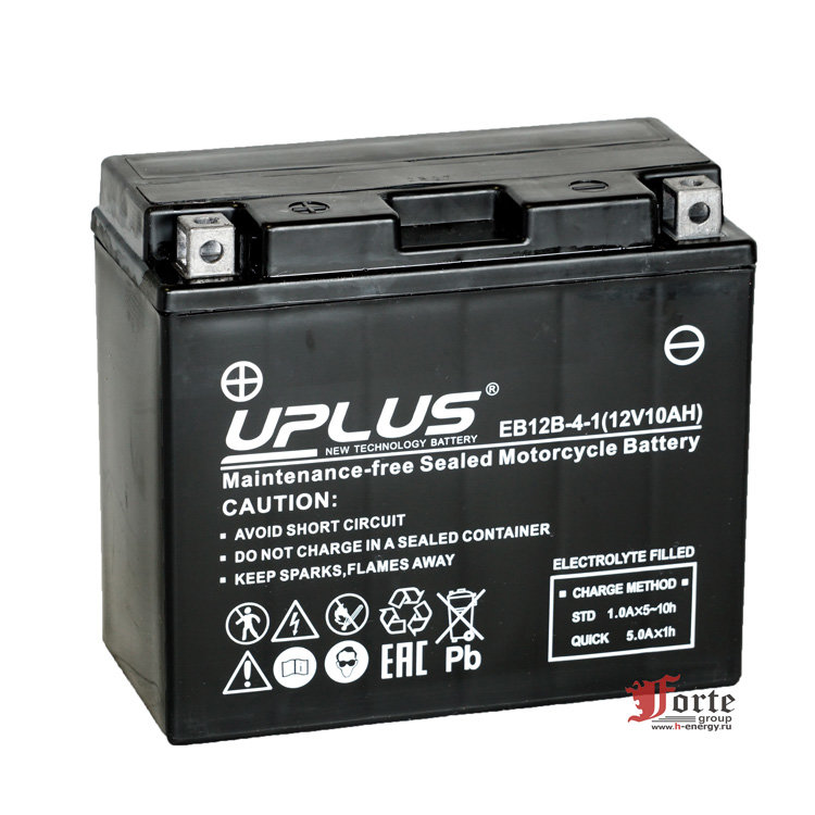 Аккумулятор UPLUS EB12B-4 High Performance, 165A 10Ah