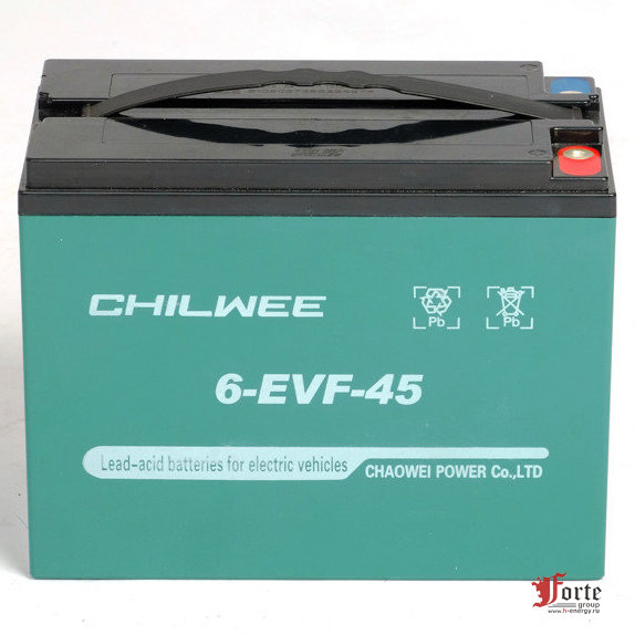 Chilwee 6-EVF-45 тяговая батарея 12в 47ач