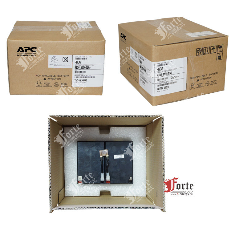 APC rbc6 батарейный картридж для ИБП APC. Аналоги в наличии.