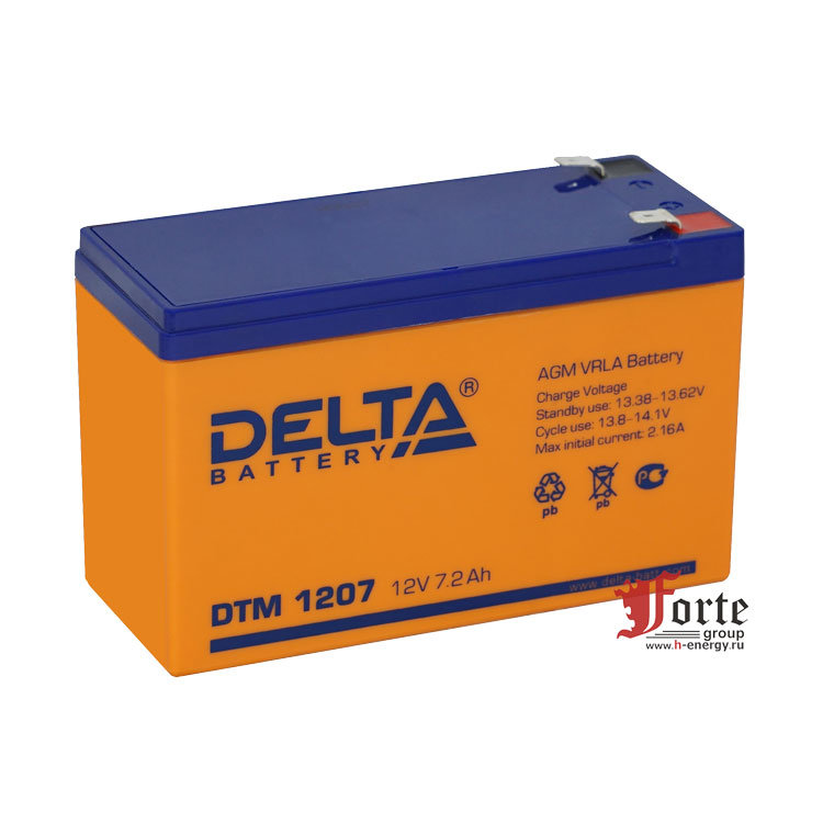 Delta battery dtm 1207 фото - Euroalarm.ru